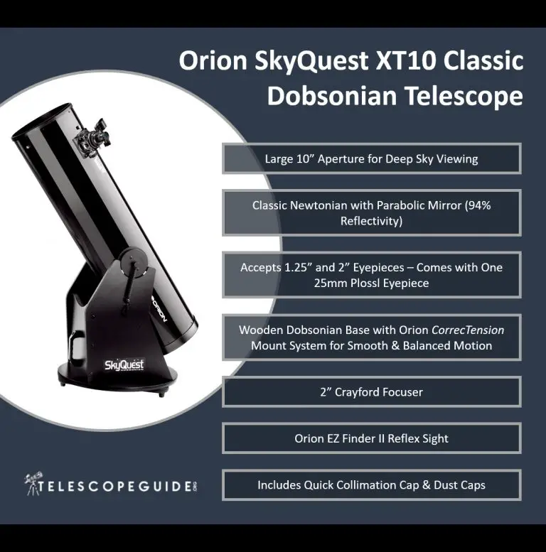 Orion SkyQuest XT10 Review (Why We Like This 10″ Scope)
